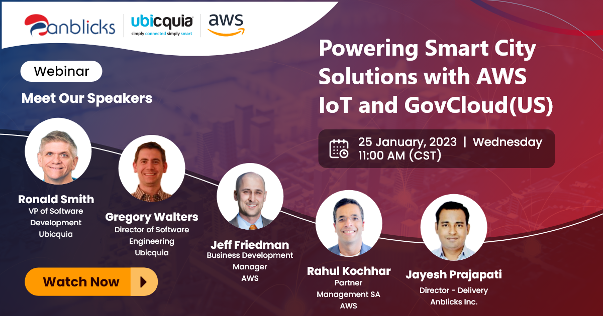 Webinar: Powering Smart Cities with AWS IoT & GovCloud
