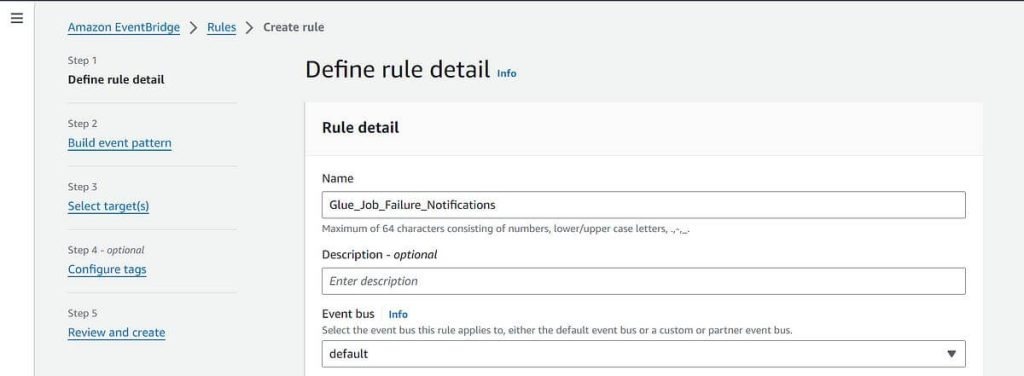 Effortless AWS Glue Job Monitoring: Step-by-Step Alert Setup Guide